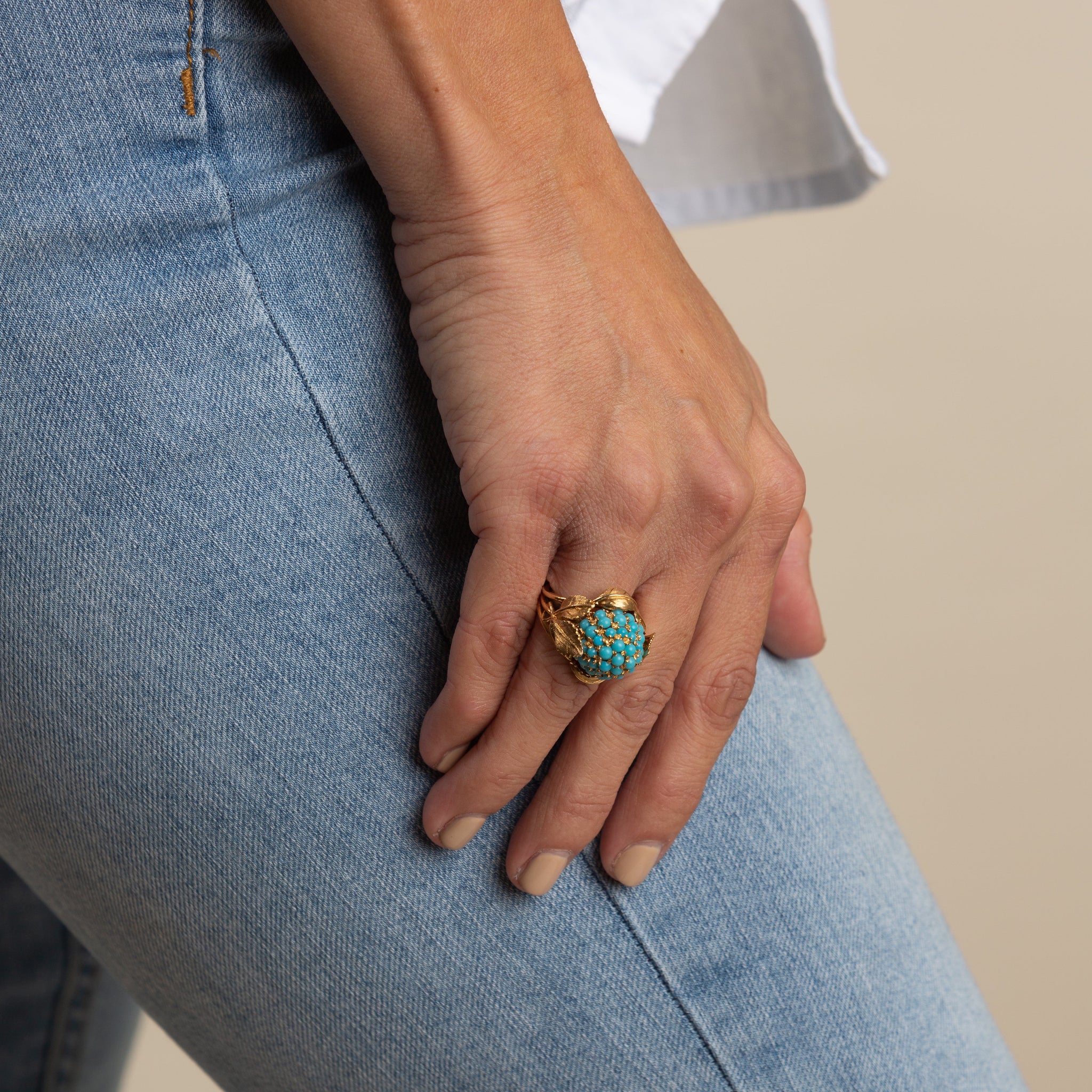 Vintage Hydrangea Ring – Jewels by Lubeck